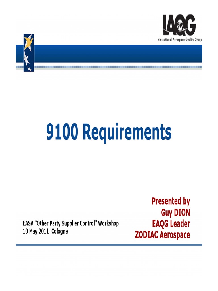 04 - 9100 Requirements | PDF | Iso 9000 | Quality Management