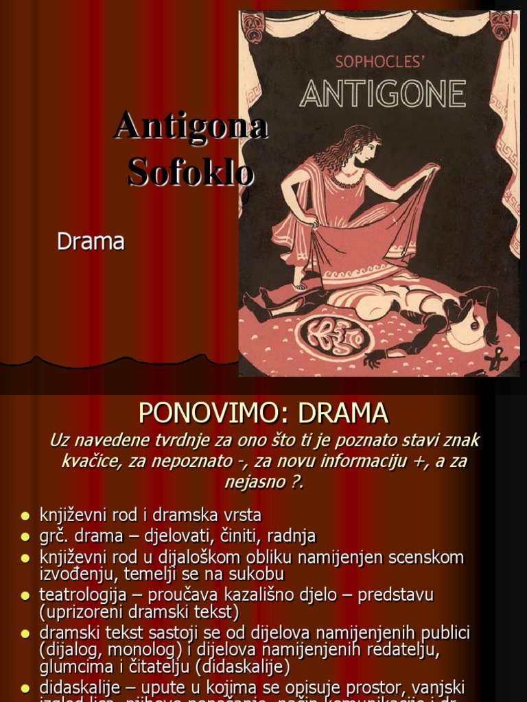 Sofoklo, Antigona | PDF
