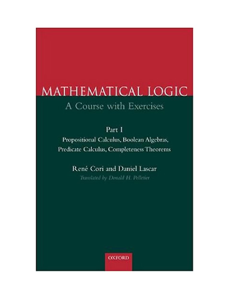 Logica Matematica Parte 1 | PDF | Teaching Mathematics | Mathematical Logic
