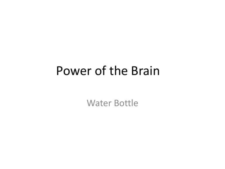 Brain Power Water Bottle Guide | PDF