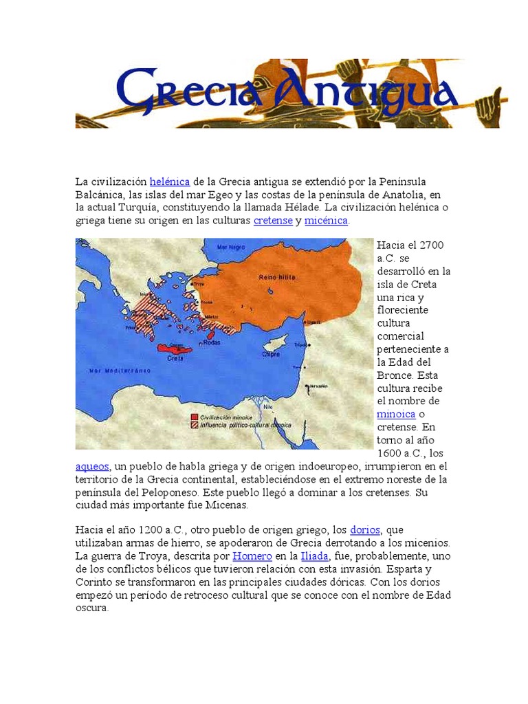 1 La civilización helénica de la Grecia antigua se extendió por la ...