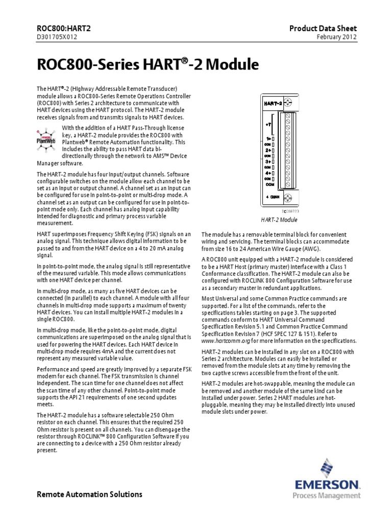 5 Hart2 Roc800 | PDF | Network Topology | Input/Output