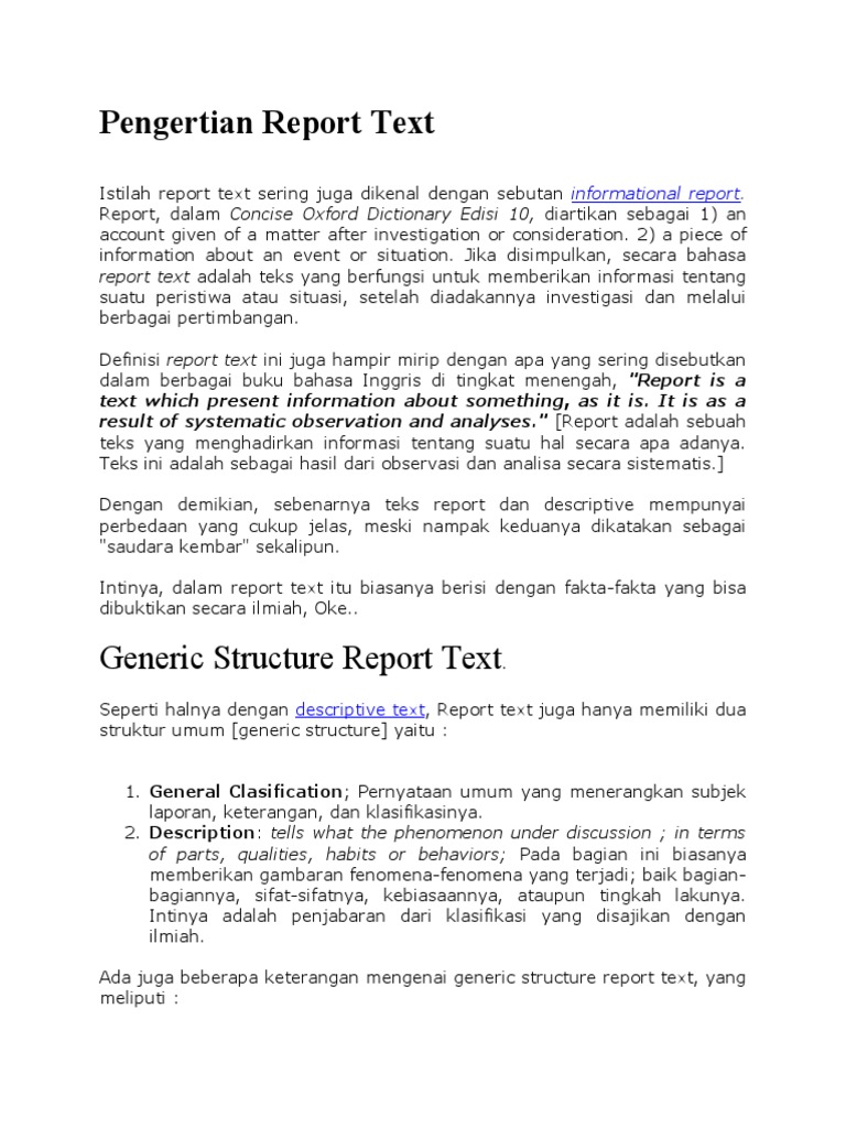 Pengertian Report Text Rizky | PDF | Venesia | Thanksgiving