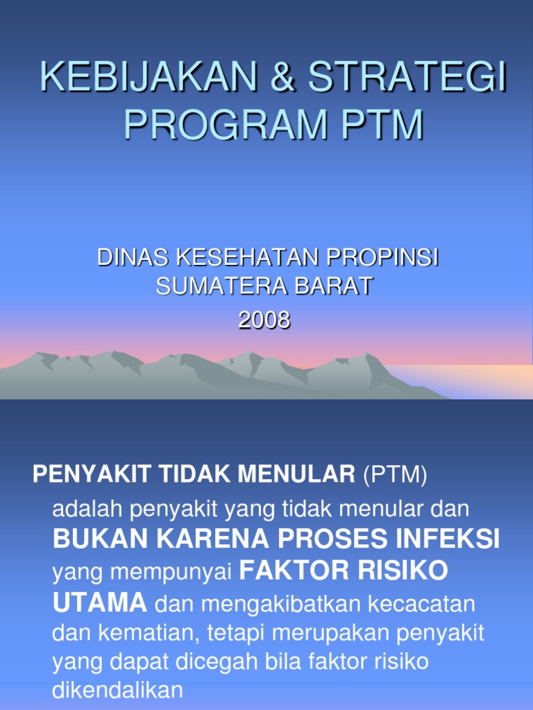 Program PTM | PDF