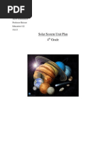 Solar System Lesson Plans | PDF | Lesson Plan | Planets