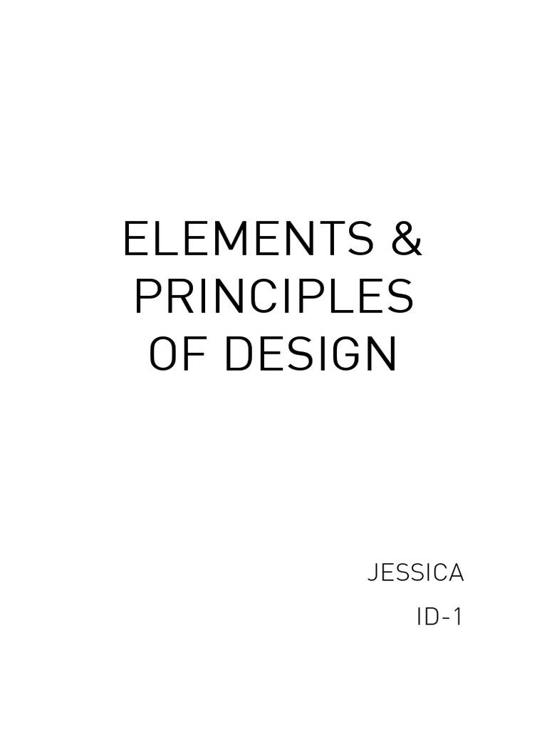 Elements and Principles of Design Guide | PDF | Shape | Composition ...