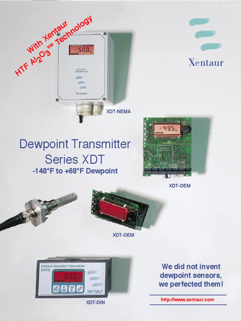 Dew Point Meter Xentour | PDF | Sensor | Relay