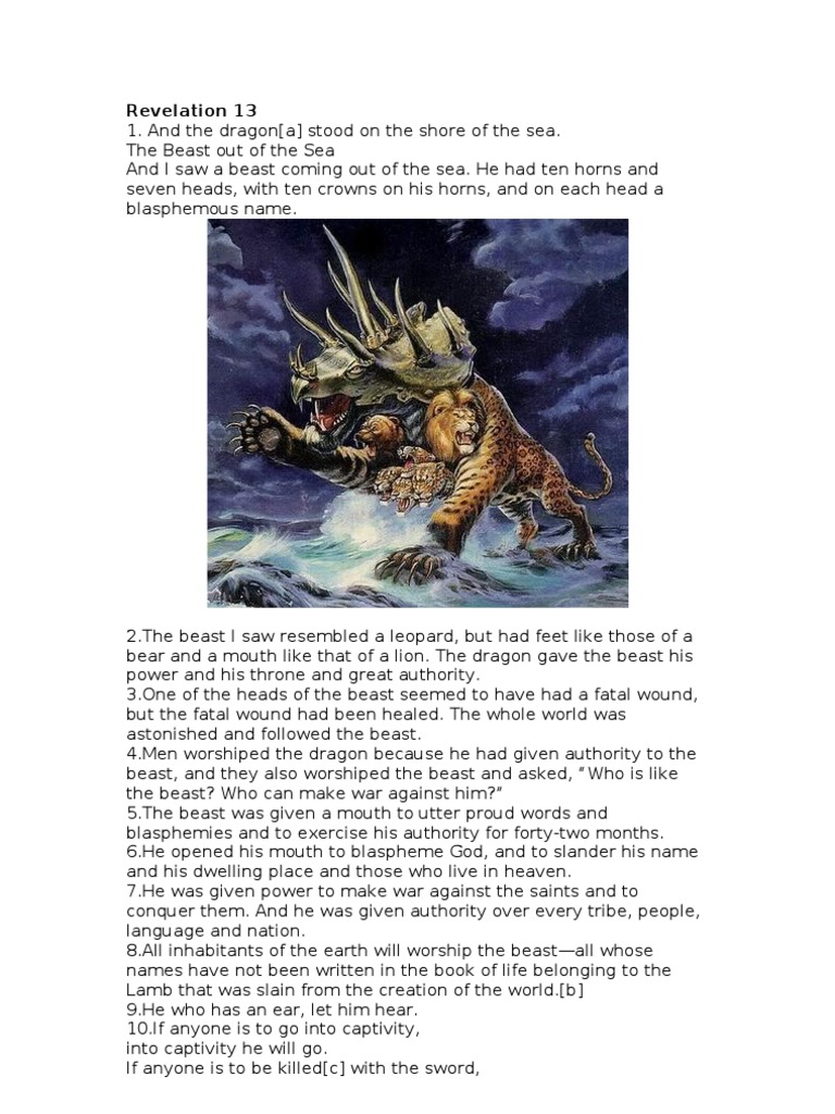The Beasts of Revelation 13 Explained | PDF | The Beast (Revelation ...