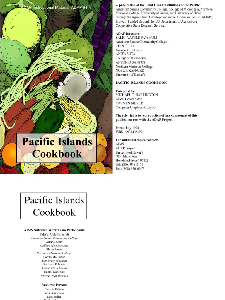 The Pacific Islands Cookbook | PDF