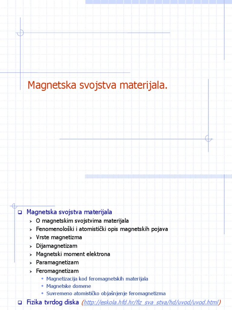 6 - Magnetska Svojstva Materijala | PDF
