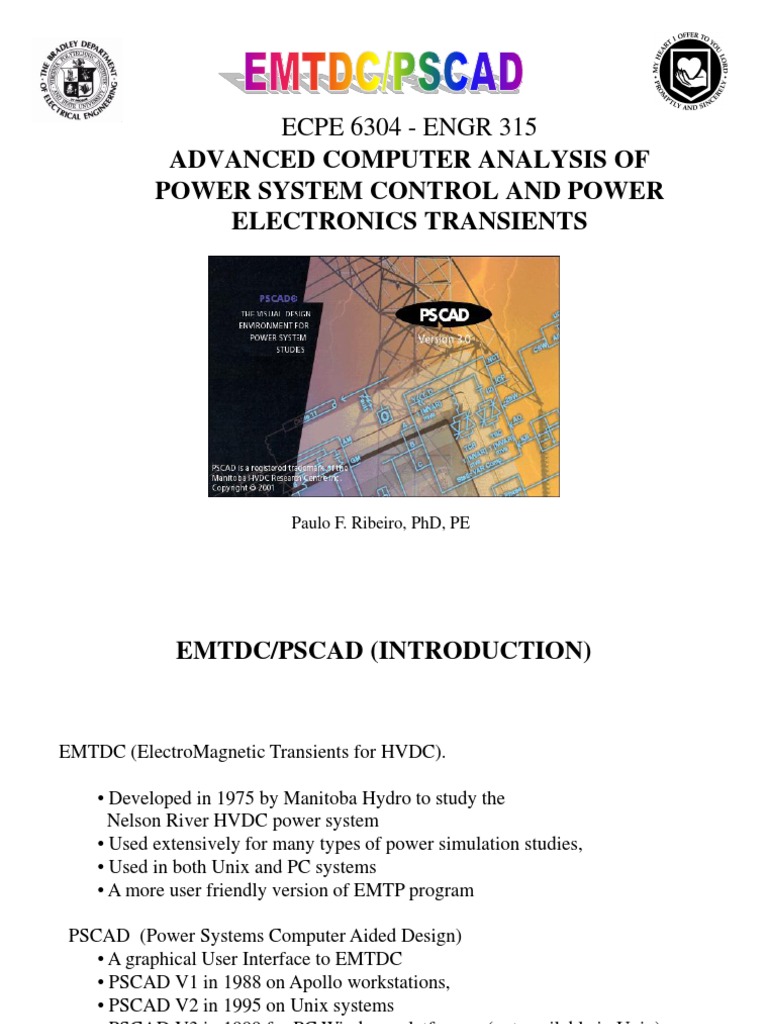 Emt DC Presentation | PDF | Power Electronics | Electrical Network