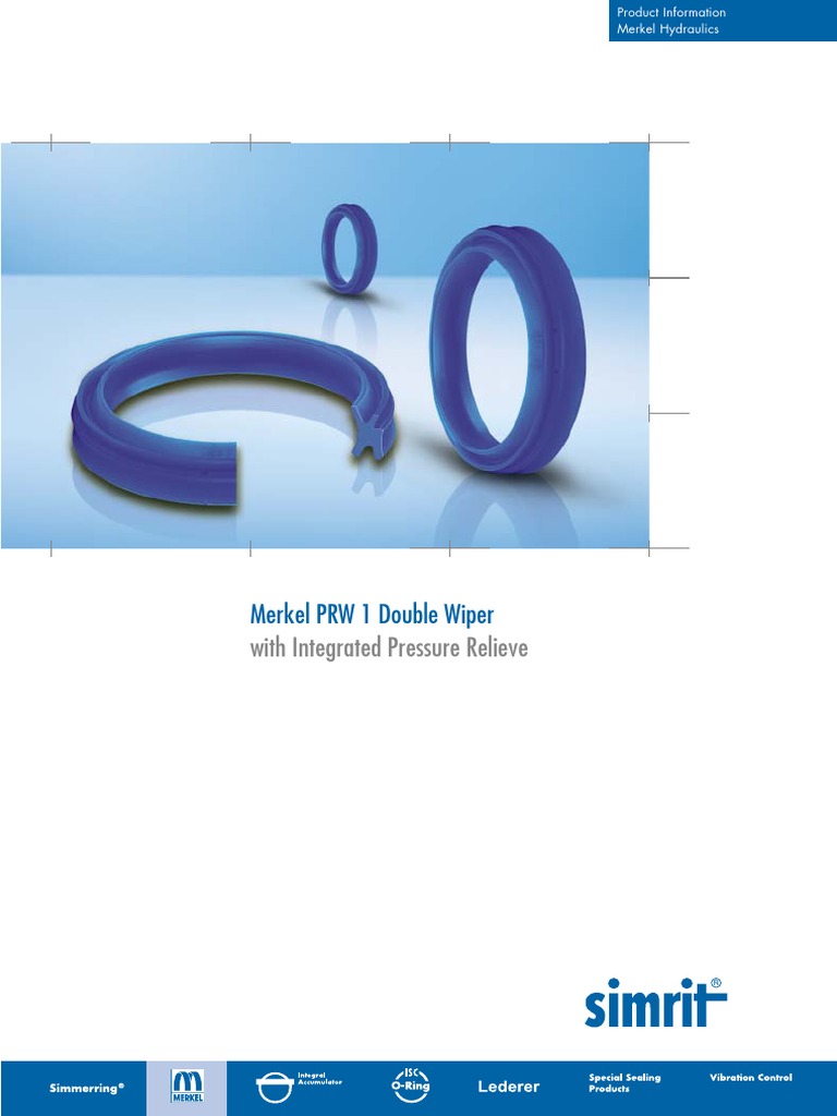 Simrit - Broșura Merkel PRW 1 Double Wiper | PDF | Mechanical ...