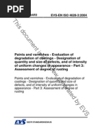 (BS EN ISO 4628-3 - 2003) - Paints and Varnishes. Evaluation of ...