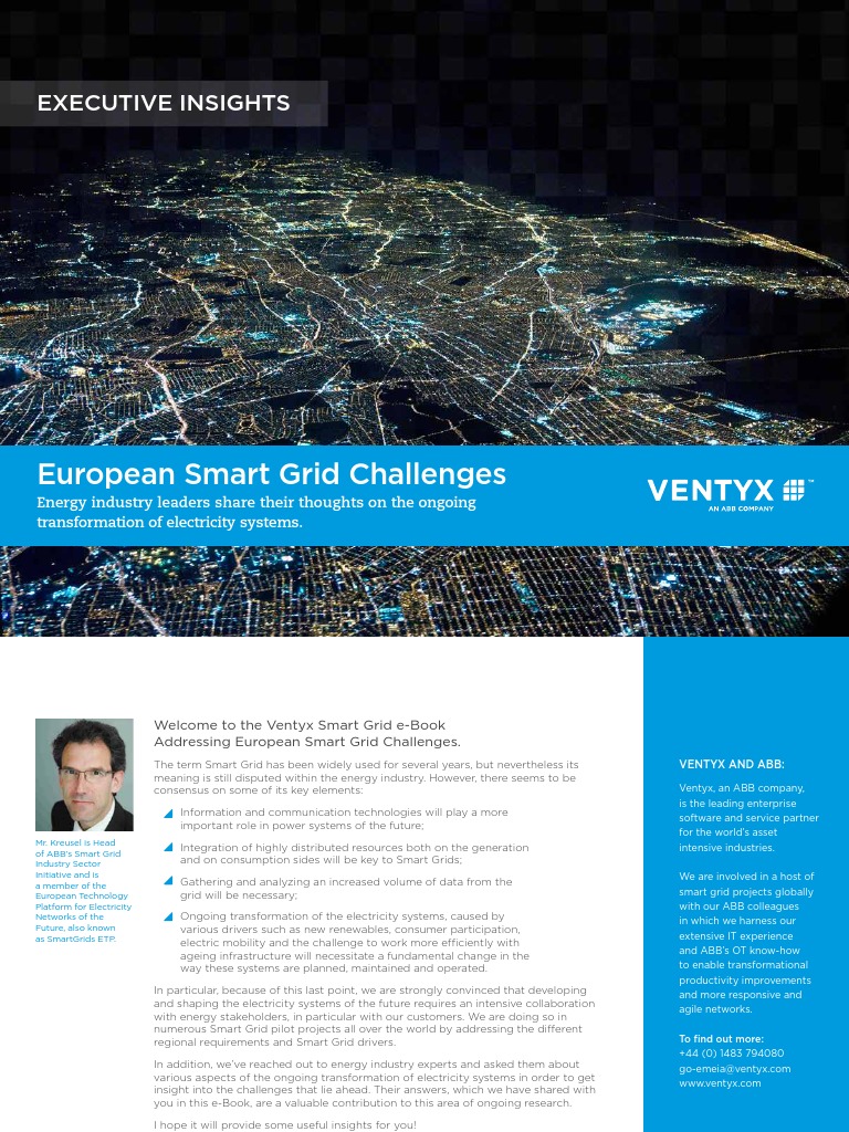 European Smart Grid Challenges: Executive Insights | PDF | Smart Grid ...
