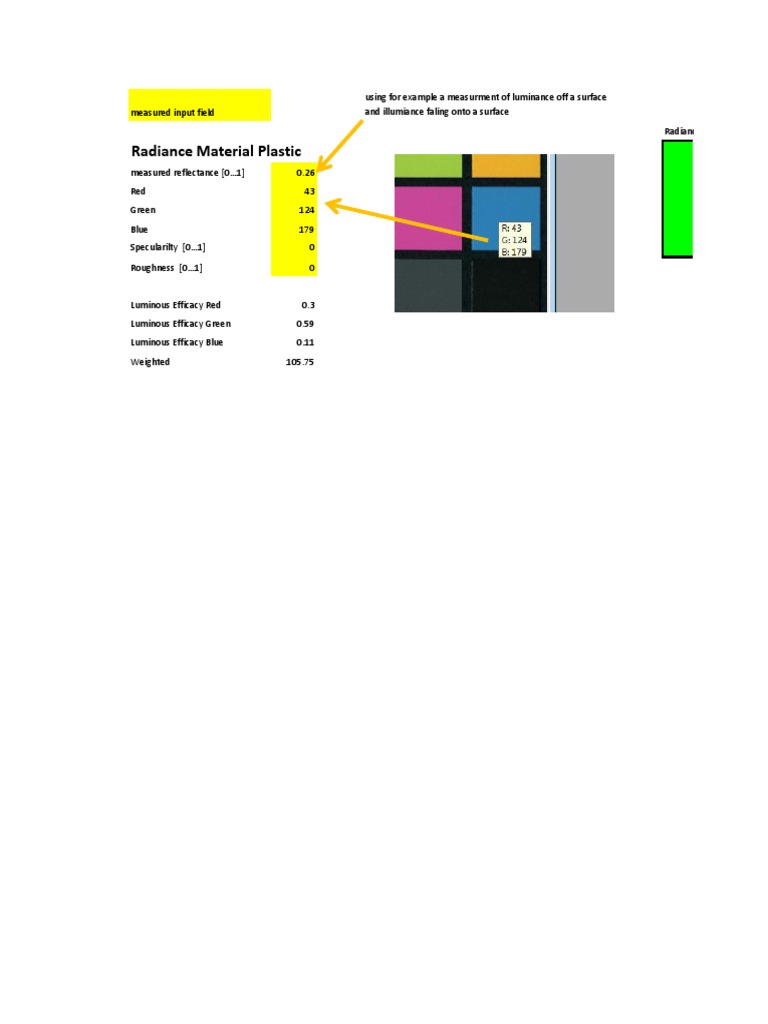 Radiance Material Generator | PDF | Teaching Methods & Materials ...