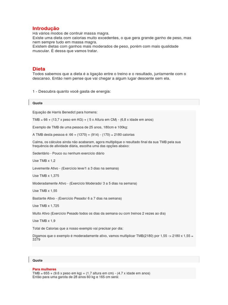 Dieta | PDF | Músculo | Proteínas