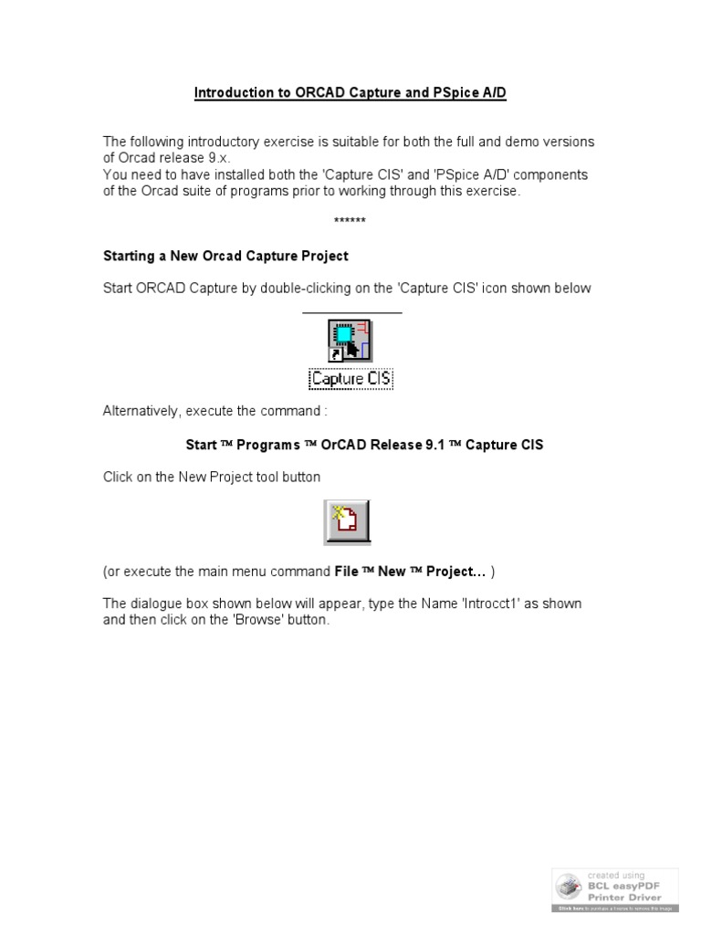 Introduction To ORCAD | PDF | Computer Engineering | Electrical Engineering