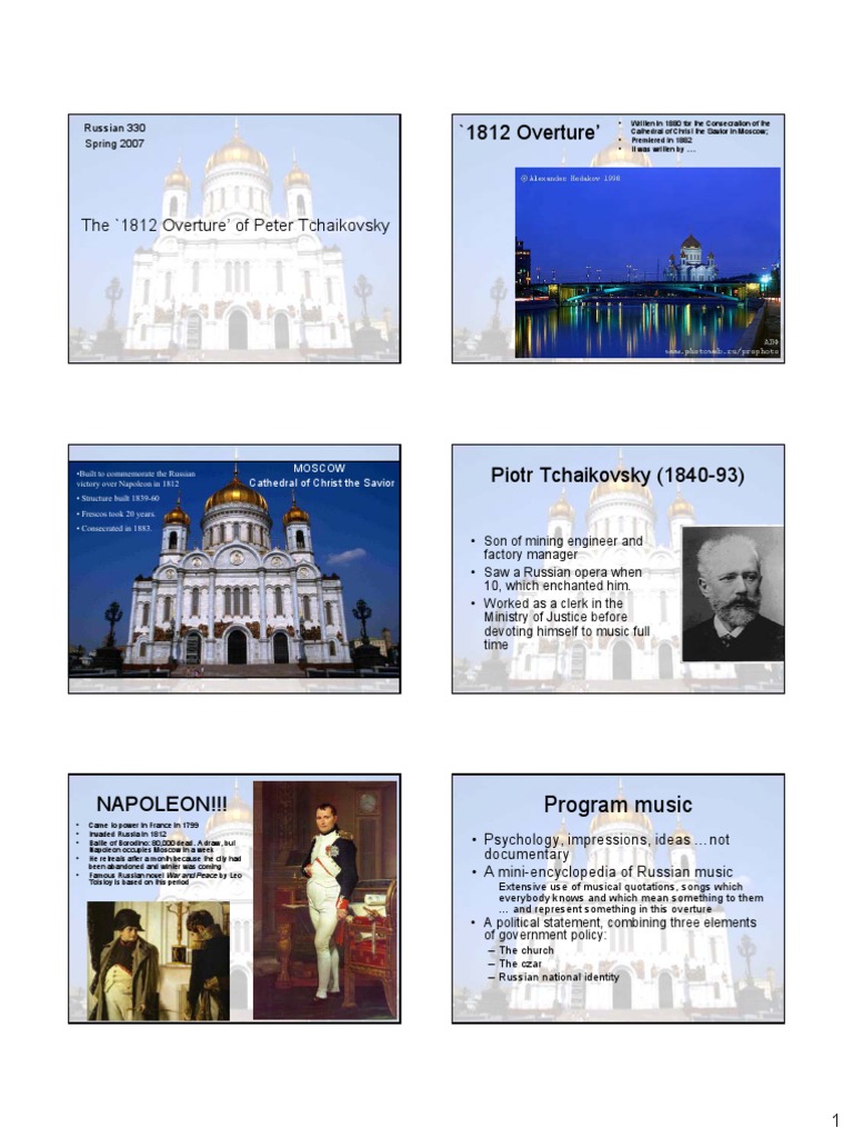 1812 Overture | PDF | Classical Music | Musical Forms