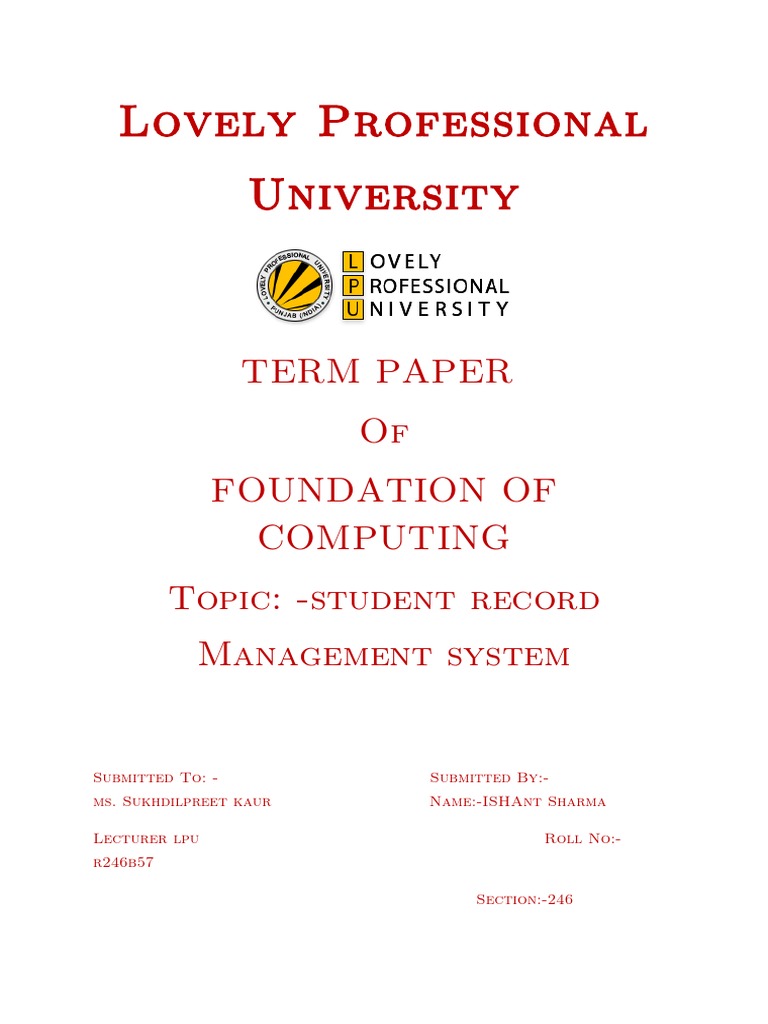 Student Record System | PDF | Computer Programming | Computer Program