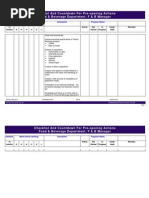 Niteshift Stewarding Check List | PDF | Kitchen | Tools