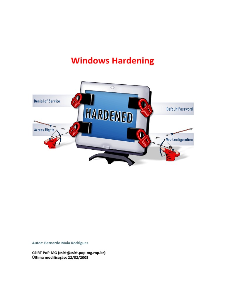 Hardening para Windows | PDF | Microsoft Windows | Servidor (informática)