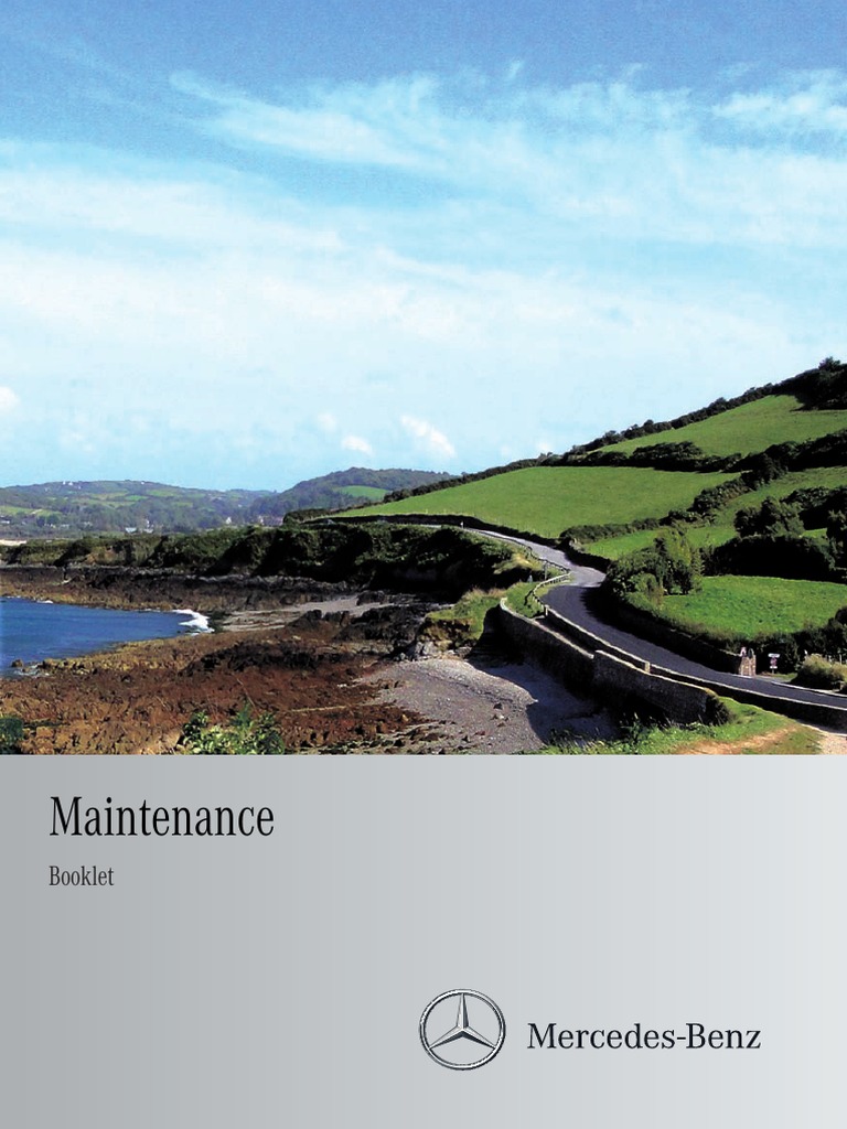 Mercedes-Benz Maintenance Guide | PDF | Business | Technology & Engineering