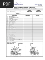 Tipper Truck Inspection Checklist | PDF | Truck | Transport