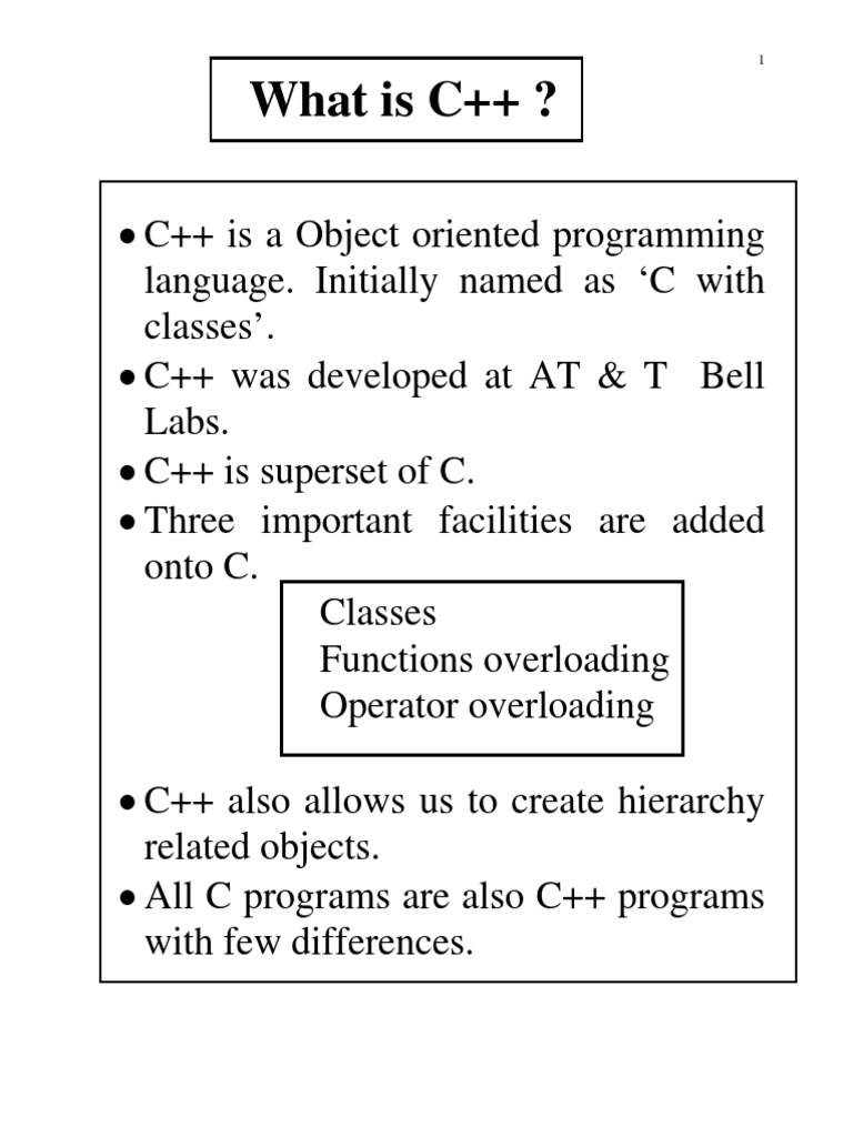 CPlus Pres 1 | PDF | C++ | Subroutine