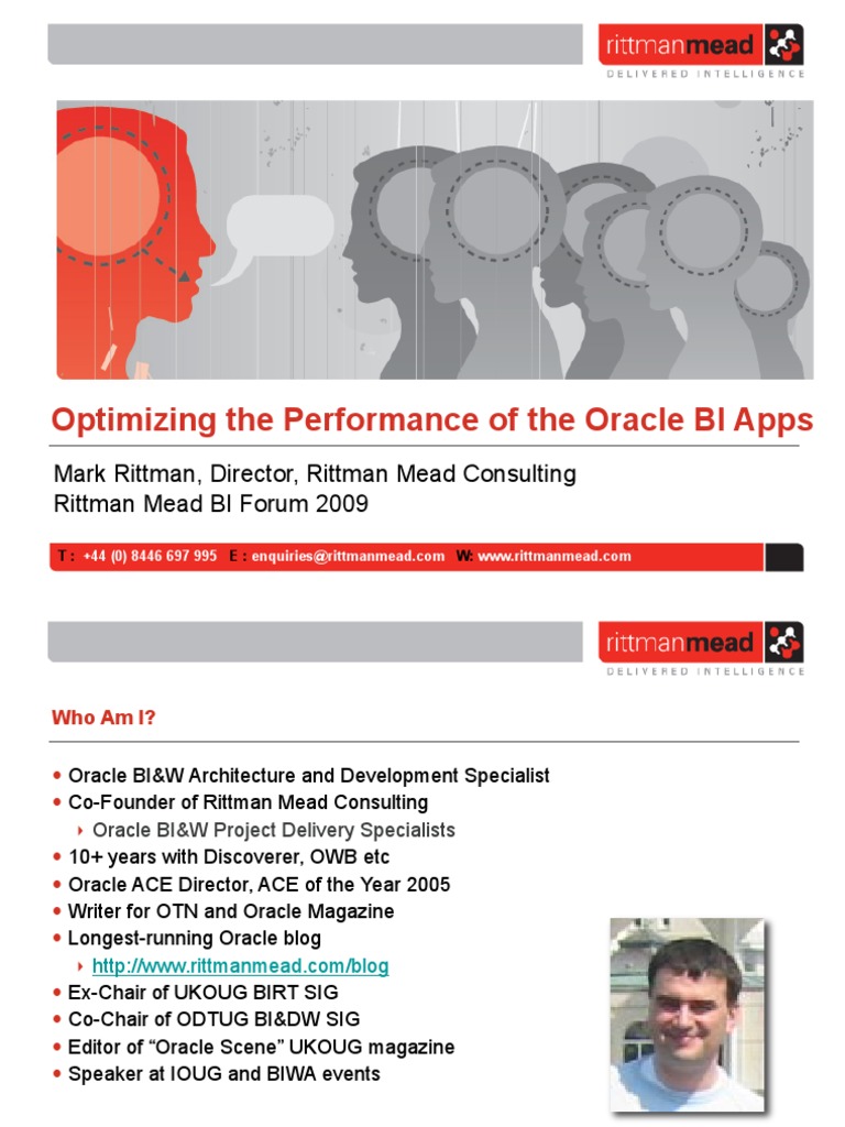 Mark Rittman Optimizing Biapps Pdf Database Index Oracle Database