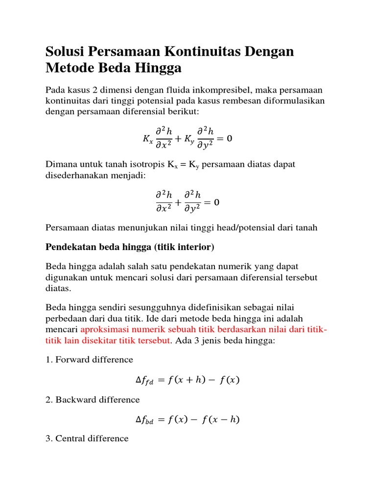 Beda Hingga | PDF