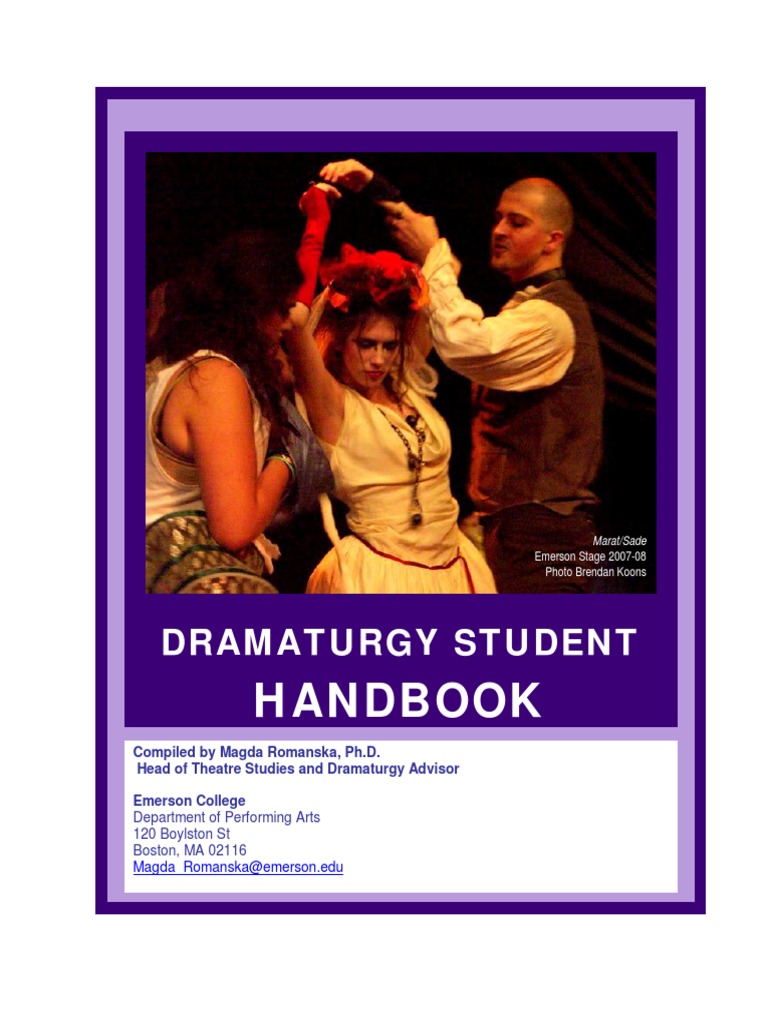 Madga Romanska's Dramaturgy Handbook For Emerson | PDF | Internship ...