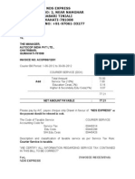 Taxi Service Bill Format Template | PDF | Finance & Money Management