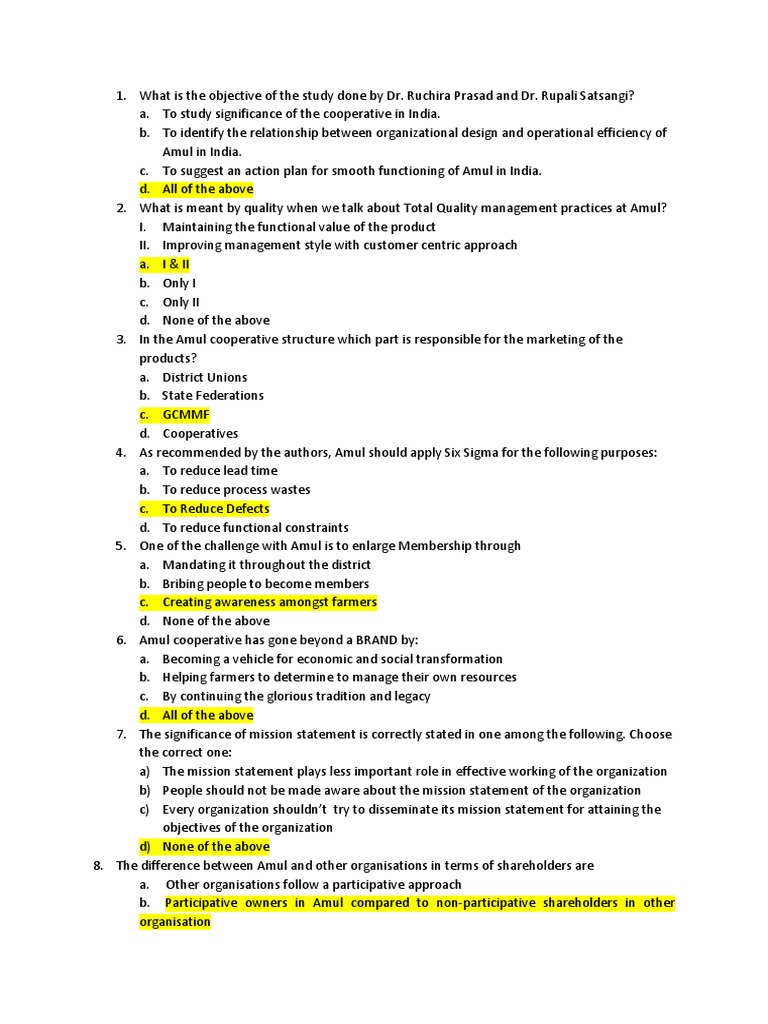 AMUL Structure | PDF | Cooperative | Marketing