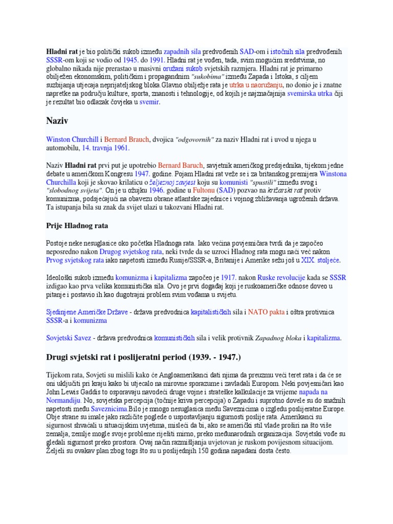 Hladni Rat | PDF