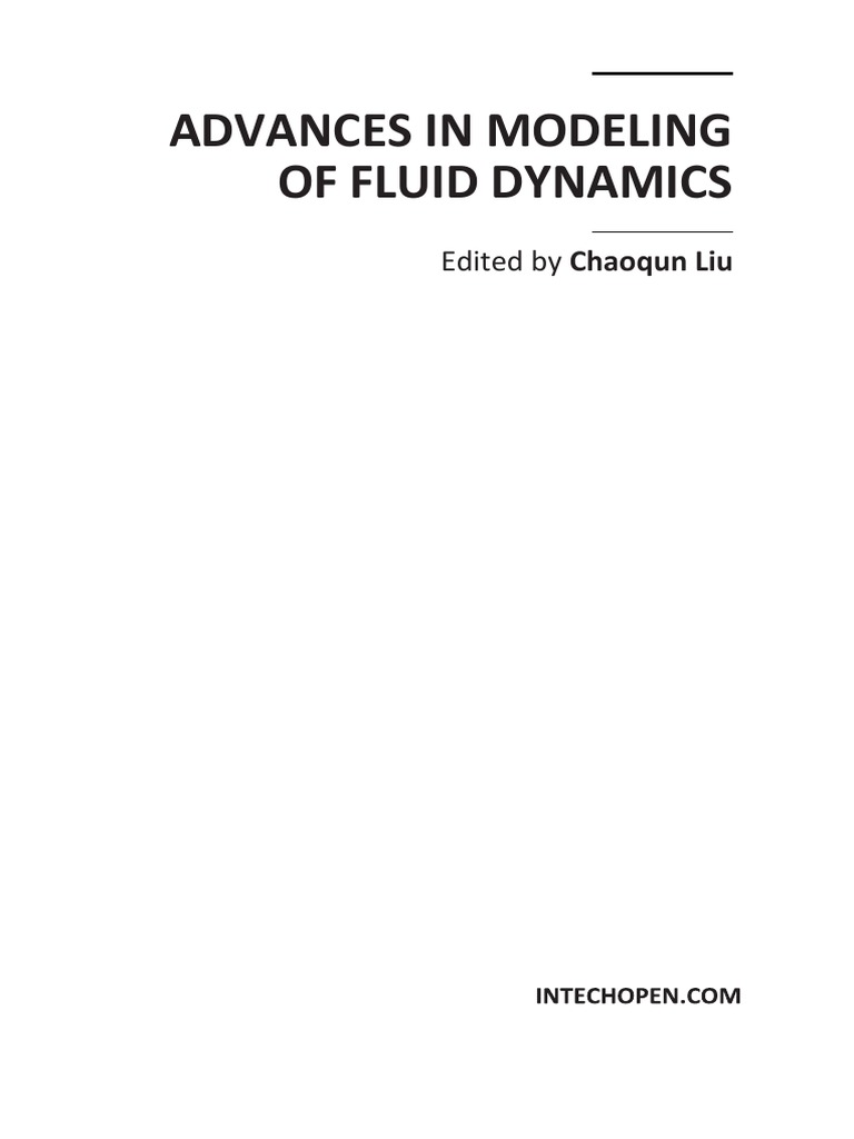 Advances in Modeling of Fluid Dynamics | PDF | Boundary Layer | Vortices