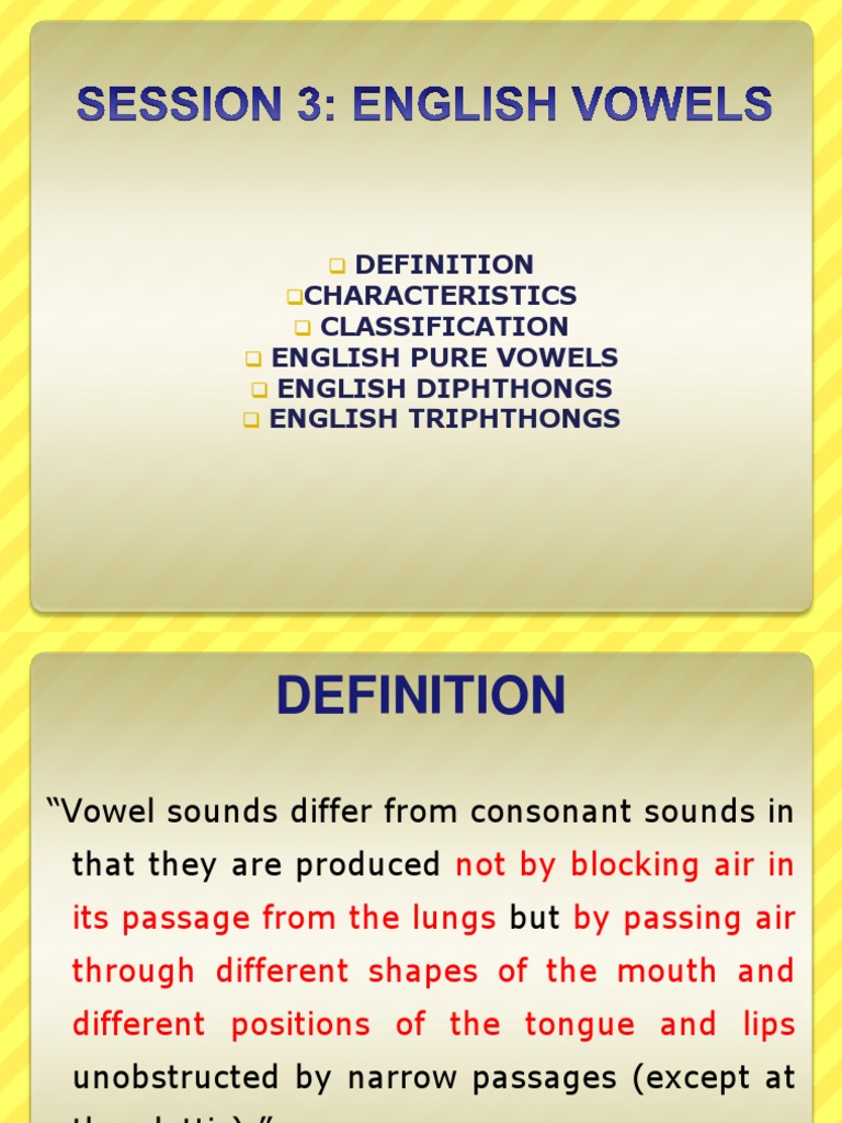 English Vowel Sounds: Types & Features | PDF | Vowel | Oral Communication