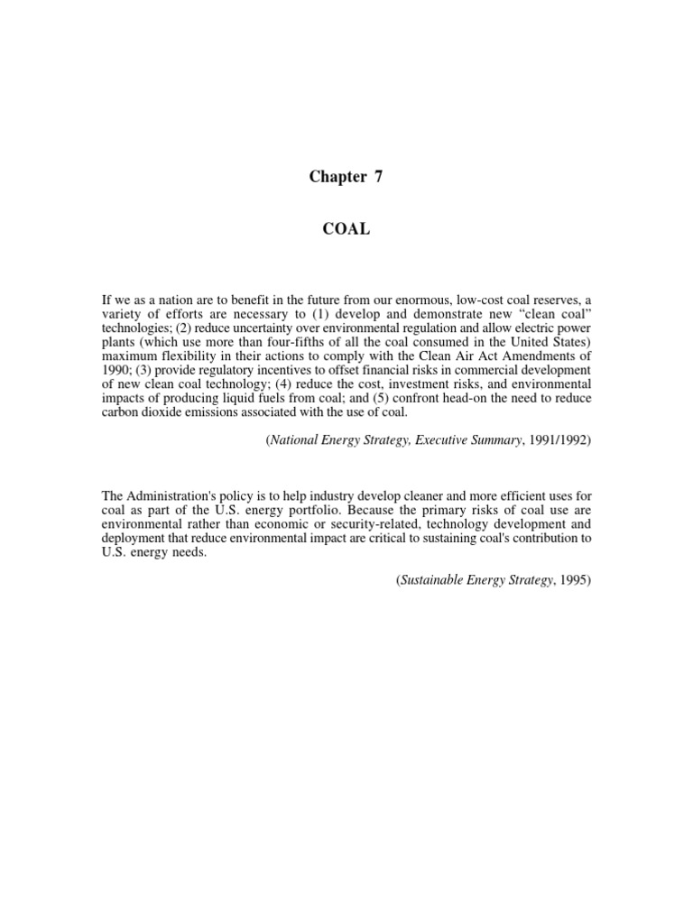 Coal Chapter 3 | PDF | Coal | Coke (Fuel)