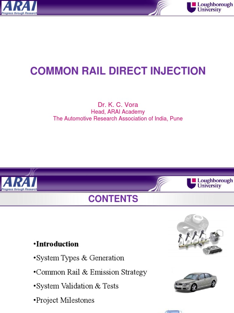 Common Rail Direct Injection | PDF | Fuel Injection | Diesel Engine