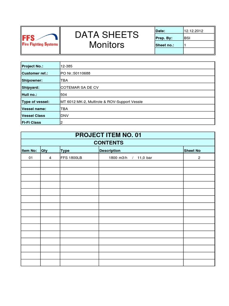 FFS 1800LB Monitor Operation Manual | PDF | Stainless Steel | Composite ...