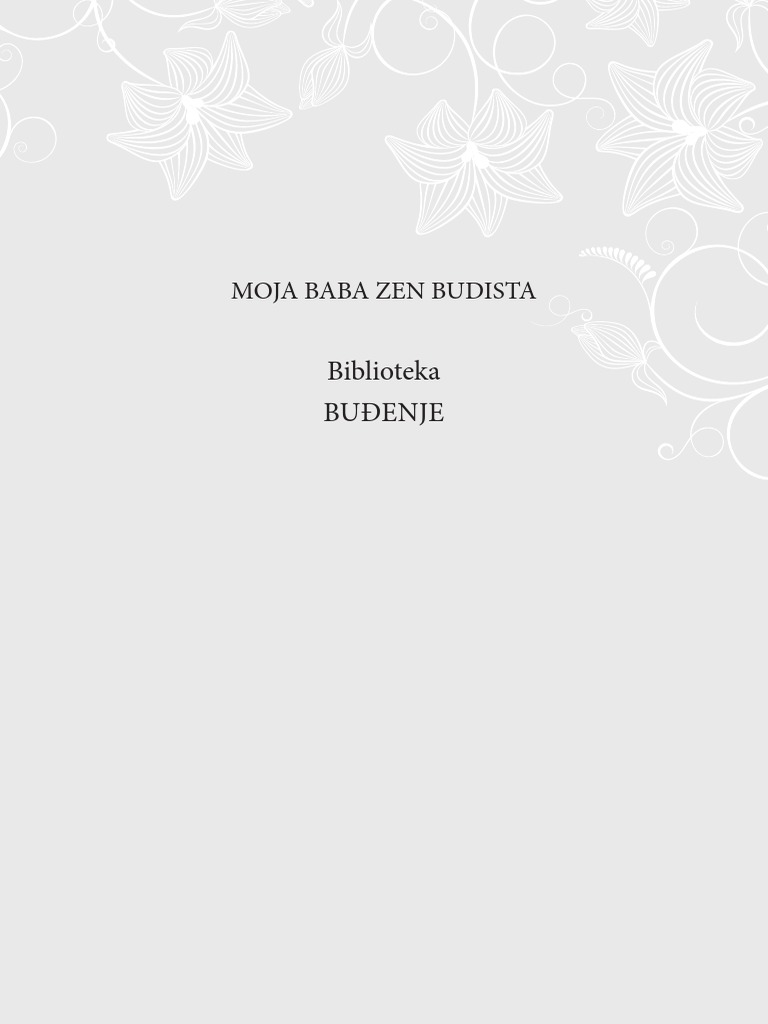Moja Baba Zen Budista Ok Nekoliko Strana | PDF