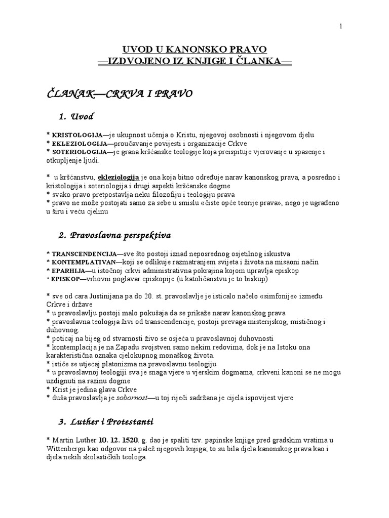 Kanonsko Pravo | PDF