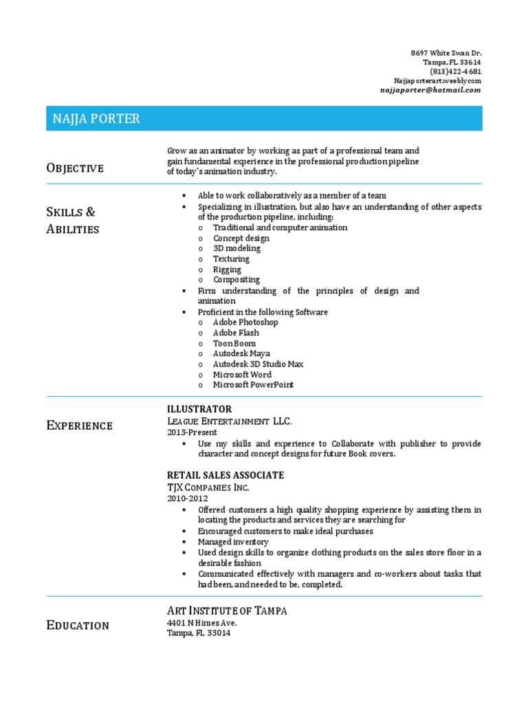 Najja Porter: Bjective | PDF | Art