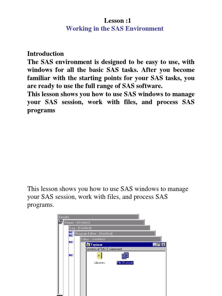 Basics Of Sas 2 Pdf Sas Software Library Computing