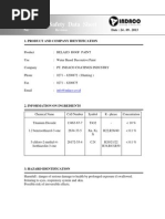 MSDS Uni Paint Marker PX-20 2 | PDF | Chemistry | Materials