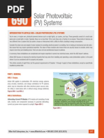 NEC 690: PV System Requirements | PDF | Photovoltaic System | Photovoltaics