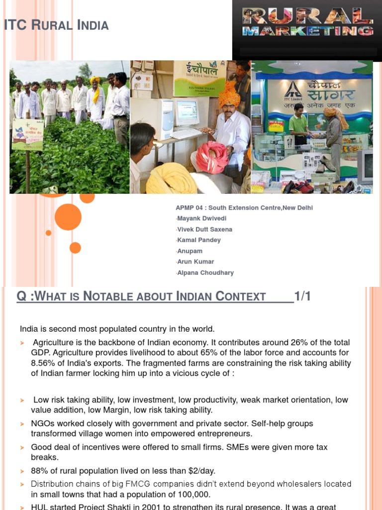ITC in Rural India | PDF | Brand | Consumer Behaviour