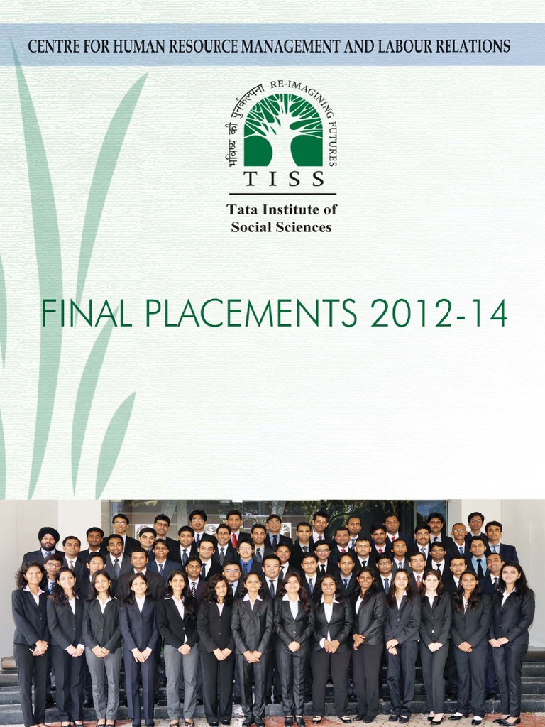 TISS HRM PlacementBrochure Final Placement 2012-14 | PDF | Human ...