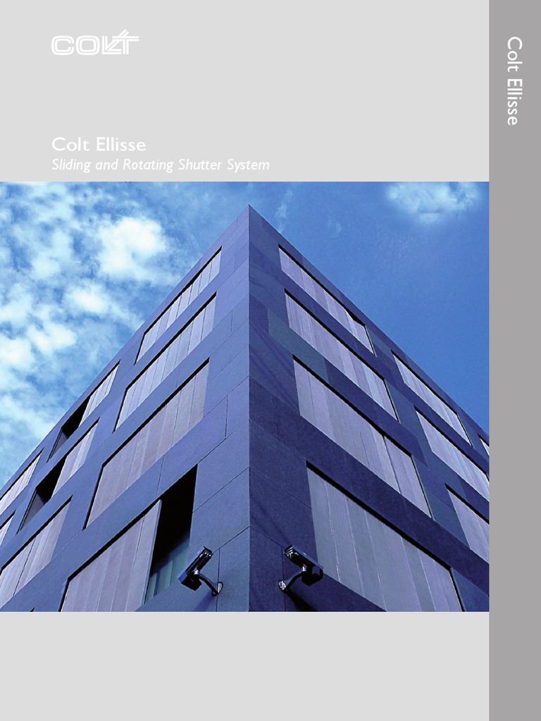 Ellisse Sliding Shutter System | PDF | Photovoltaics | Ellipse