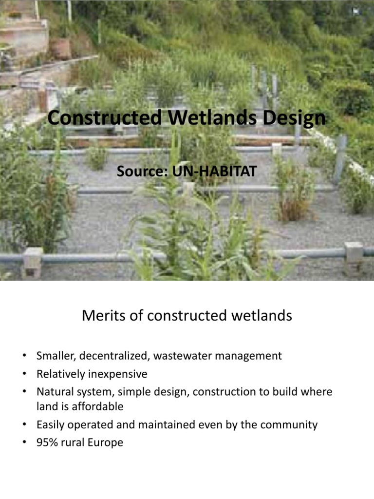 Constructed Wetlands Design Overview | PDF | Sewage Treatment | Wetland