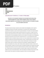 Action Research Proposal: I.Context and Rationale | PDF | Teachers ...